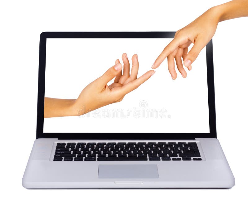 Computer remote access stock image. Image of technology - 34916799
