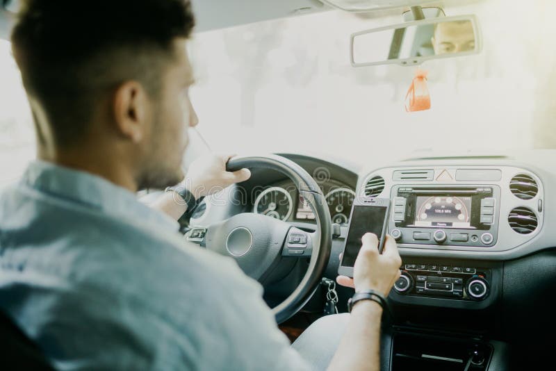 Man Driving Car Full View Stock Photos - Free & Royalty-Free Stock ...