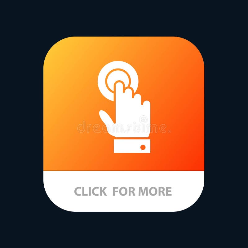 Touch, Touchscreen, Interface, Technology Mobile App Icon Design Stock ...
