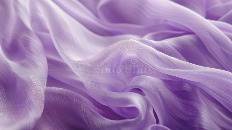 The Touchably Soft Texture of a Lavender Silk Chiffon Evokes Feelings ...