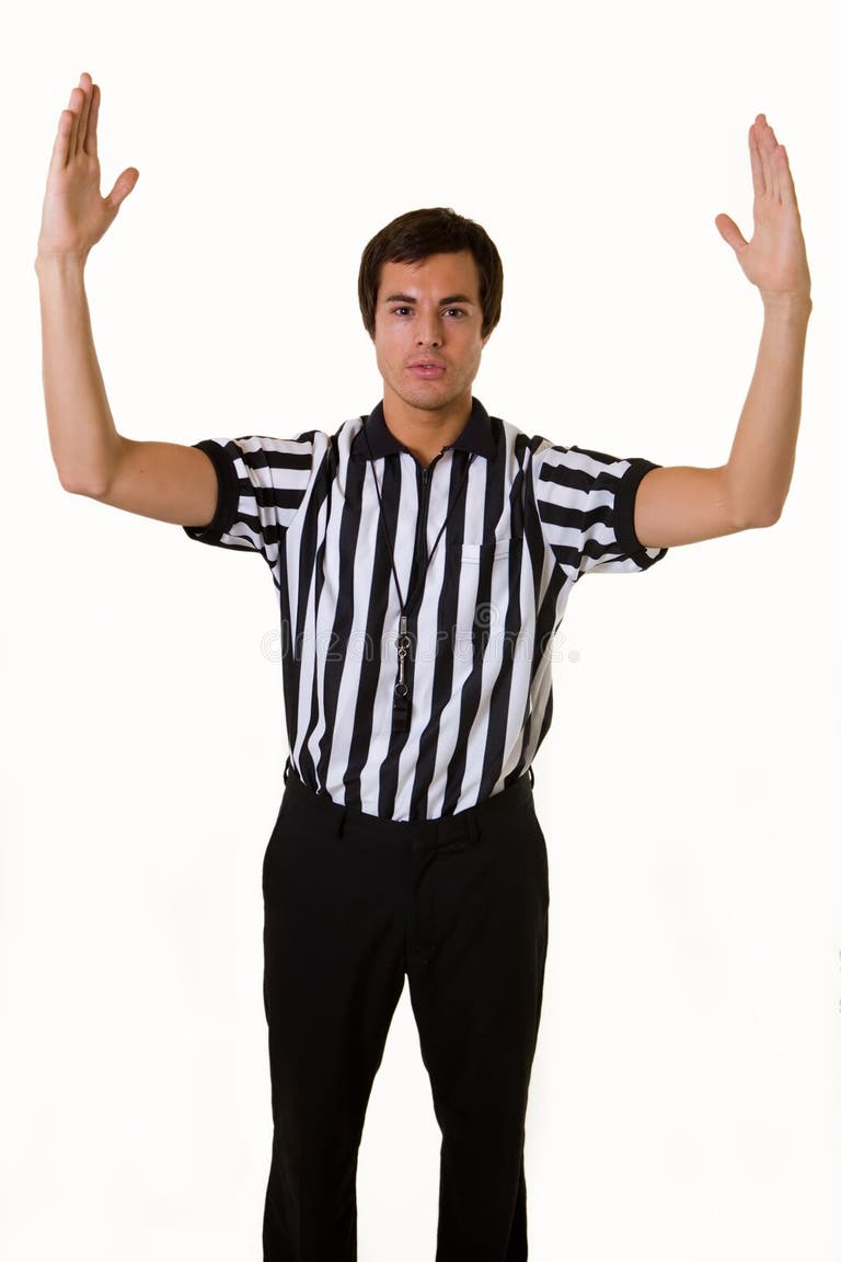 Referee Touchdown Signal Stock Photos - Free & Royalty-Free Stock ...