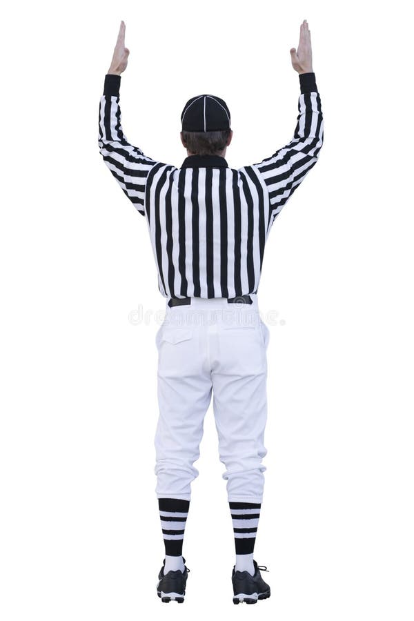 Touchdown Referee stock image. Image of good, raising - 7113379