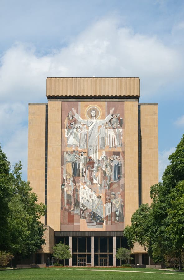 Touchdown Jesus editorial photography. Image of education - 10609187