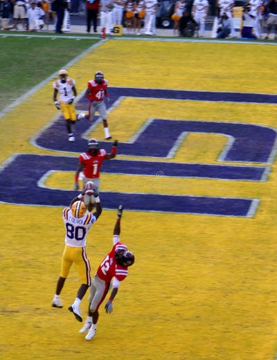 Touchdown, LSU editorial photography. Image of valley - 21570177