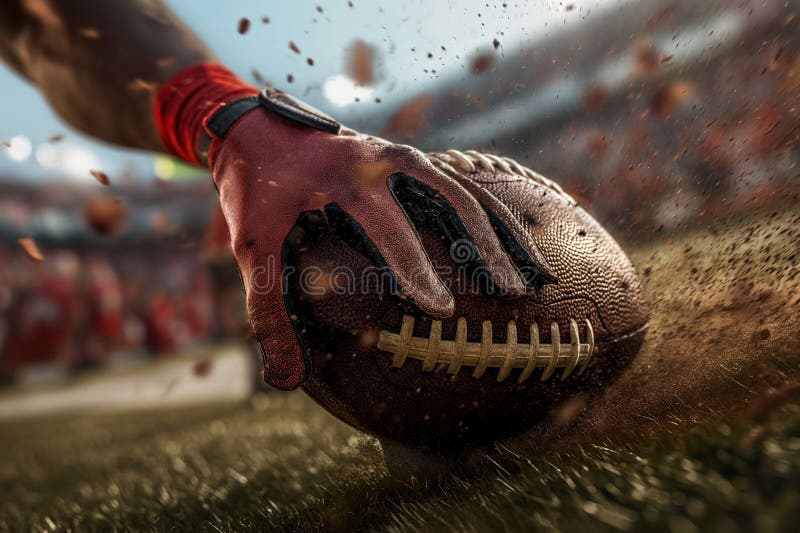 Touchdown Scoring, Player S Perspective and Goal Line Triumph Stock ...