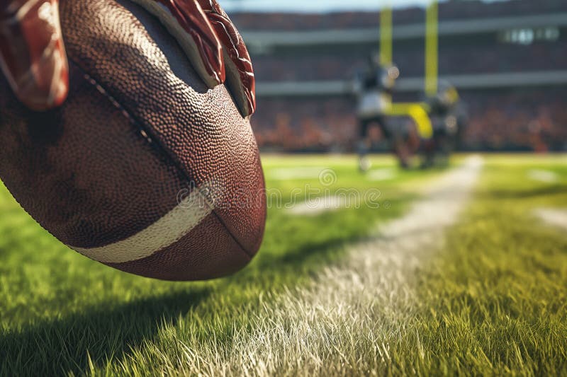 Touchdown Scoring, Player S Perspective and Goal Line Triumph Stock ...