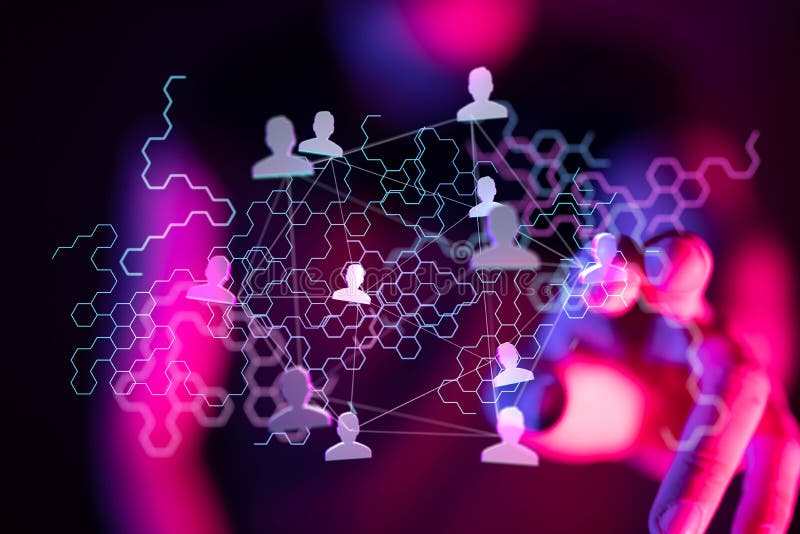 A Touching Global Network and Data Customer Connection Stock ...