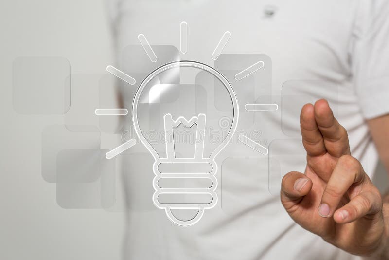 A Touching Light Bulbs, New Ideas with Innovative Technology and ...