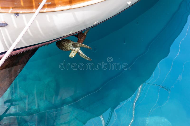 Touching Line between a Boat and the Water Stock Photo - Image of ...