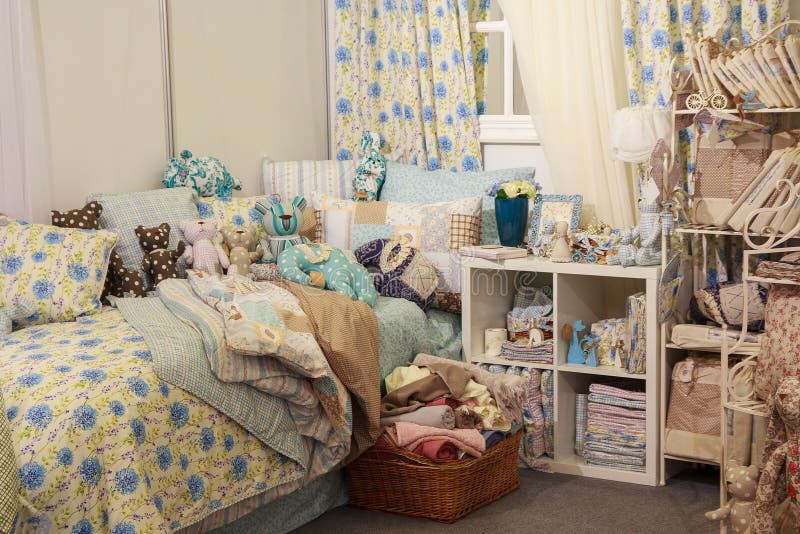 Touching Mess in the Children`s Room Stock Photo - Image of childrens ...