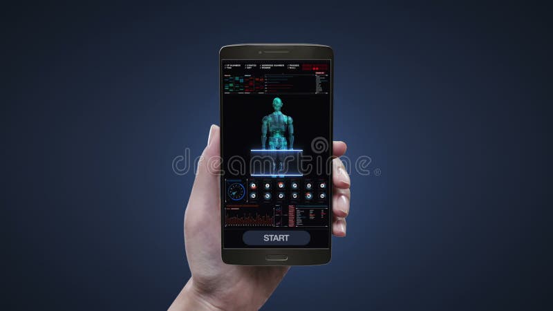 Touching Mobile IoT Home Appliance, Air Conditioner Control .Internet ...