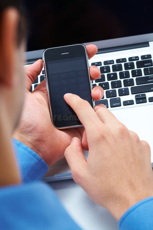 Touching sensor screen stock photo. Image of internet - 14919790