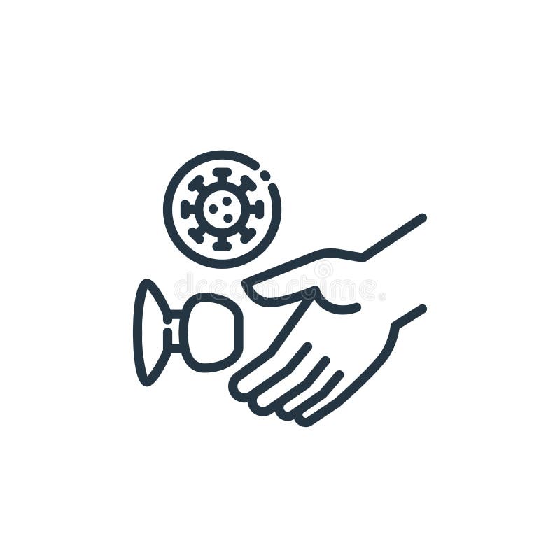 Touching Vector Icon. Touching Editable Stroke. Touching Linear Symbol ...