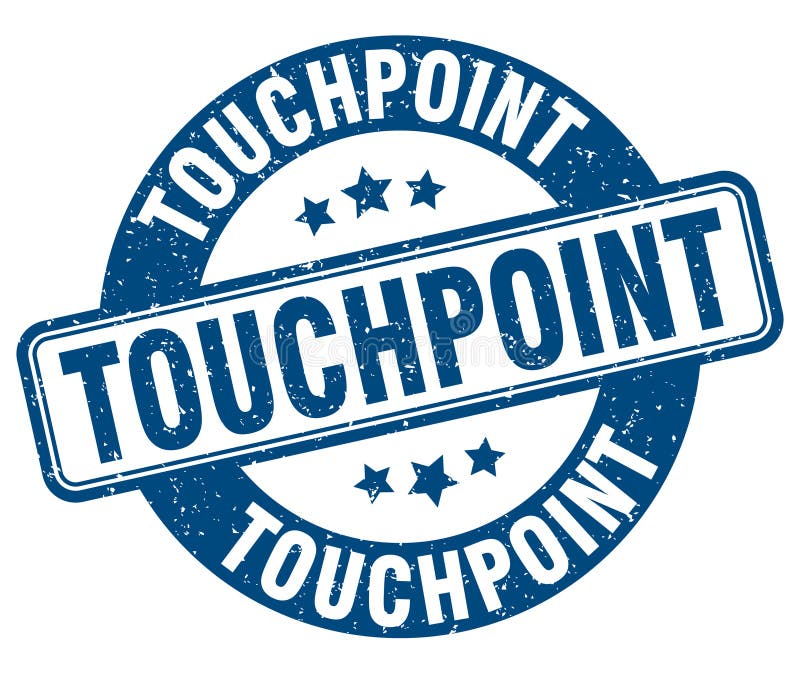 Touchpoint Stamp. Touchpoint Label. Round Grunge Sign Stock Vector ...