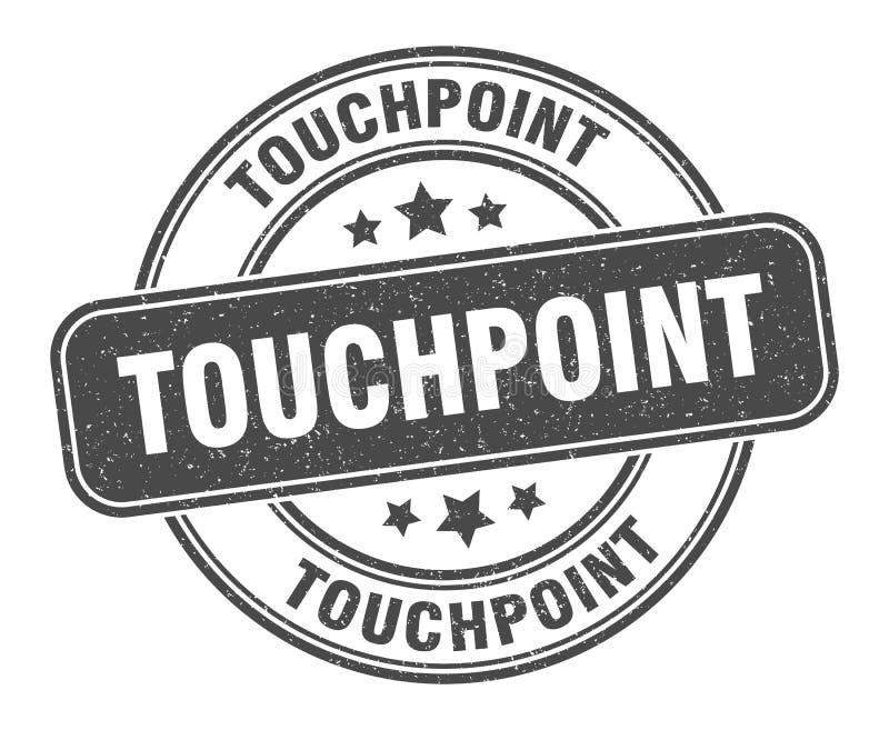 Touchpoint Stamp. Touchpoint Round Grunge Sign Stock Vector ...