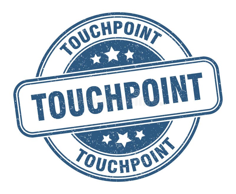 Touchpoint Stamp. Touchpoint Round Grunge Sign Stock Vector ...