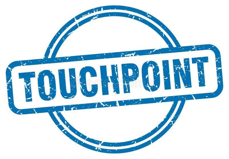 Touchpoint Stamp. Touchpoint Round Grunge Sign Stock Vector ...