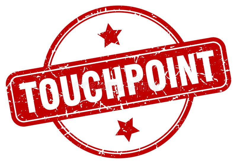 Touchpoint Stamp. Touchpoint Round Grunge Sign Stock Vector ...