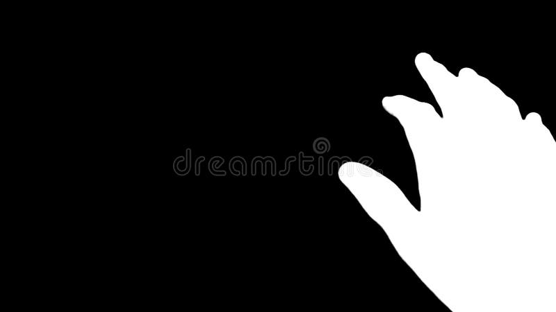 12 Touchscreen Hand Gestures, Green Screen Stock Footage - Video of ...