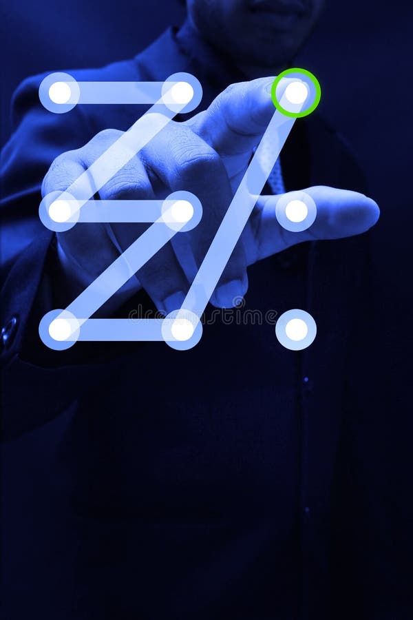 Touchscreen lock stock photo. Image of innovative, hightech - 36857946