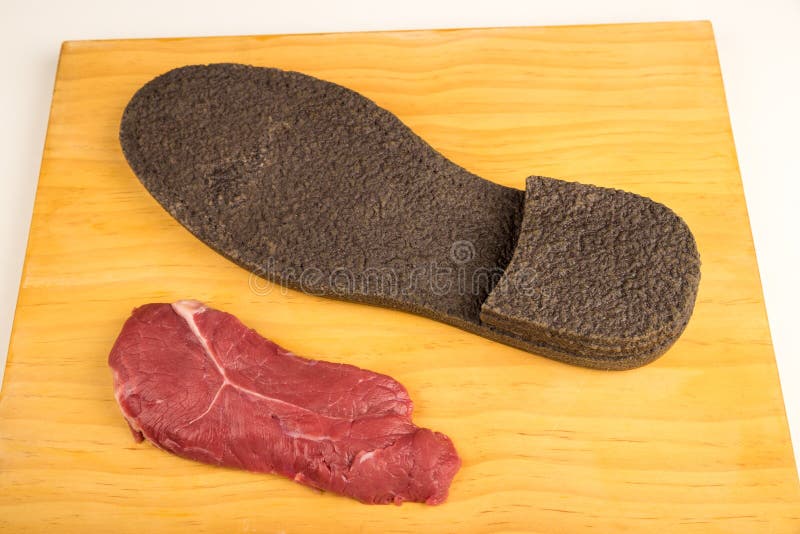 Tough beef steak stock photo. Image of tough, inedible - 97327434