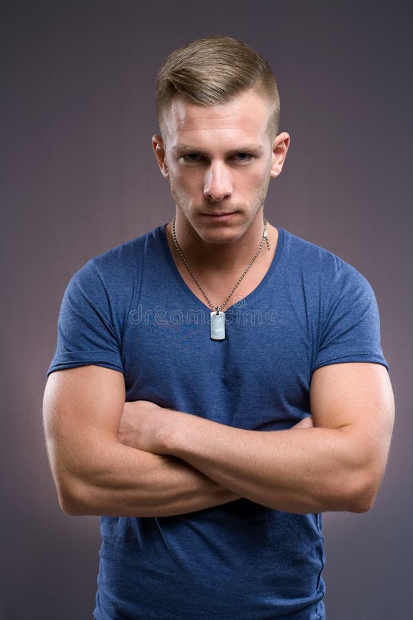 The tough guy. stock photo. Image of lifestyle, person - 22905208