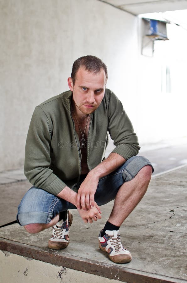 Tough guy stock image. Image of mugger, looking, caucasian - 24702339