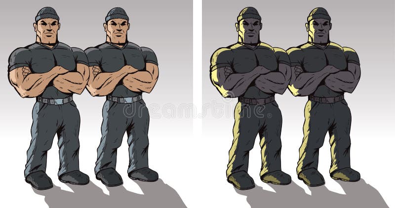 Henchmen Stock Illustrations – 14 Henchmen Stock Illustrations, Vectors ...