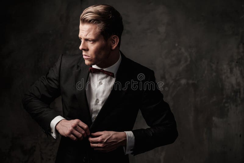Tough sharp dressed man stock photo. Image of handsome - 54533922