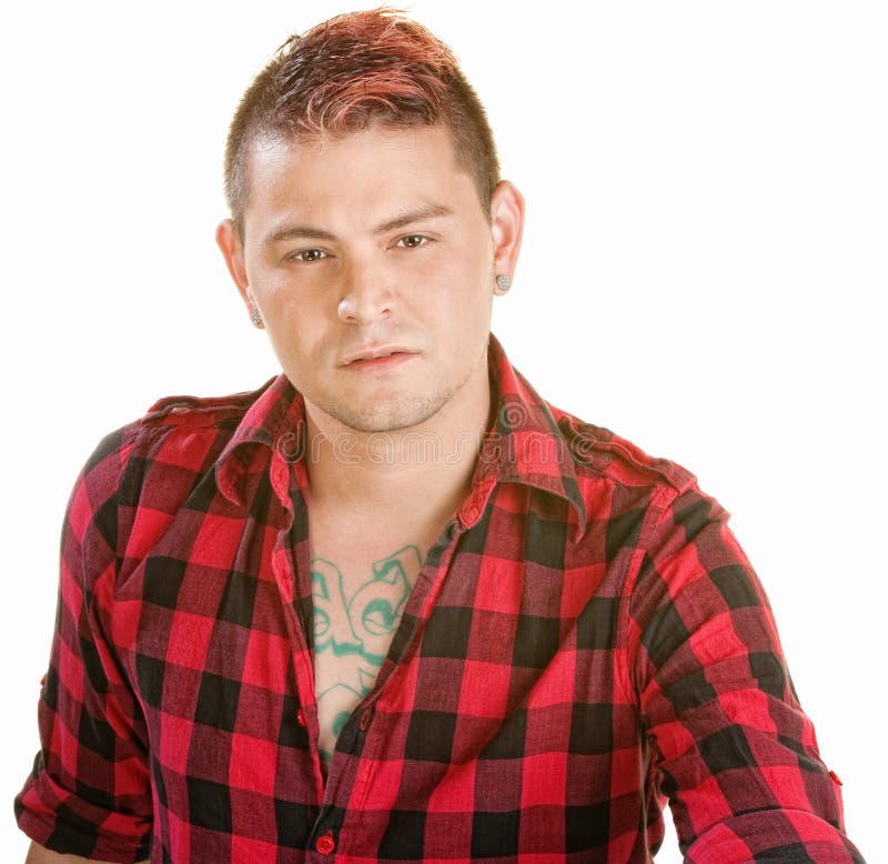 Tough Young Punk Sneering stock image. Image of mood - 25933113