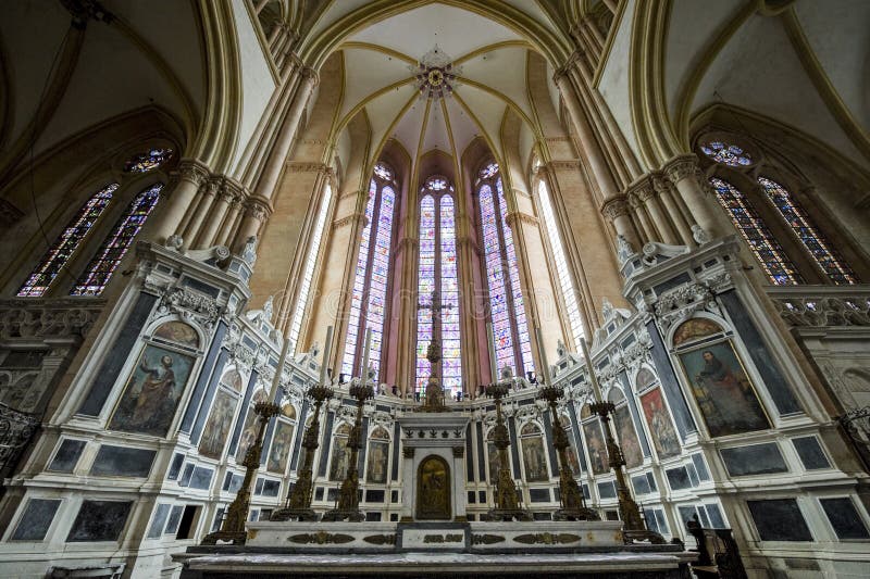 Toul - Cathedral interior stock image. Image of french - 27554363