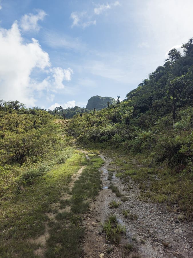 Tour Along a Path between Mountains Stock Photo - Image of rock ...