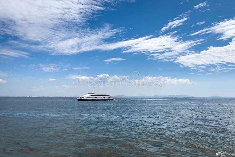 Tour Boat Sailing on the Sea in Lisbon Stock Image - Image of people ... Tour Boat Sailing on the Sea in Lisbon Stock Image - Image of people ...
