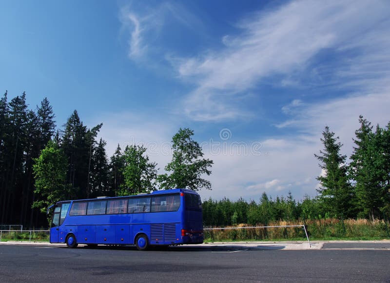Tour bus stock image. Image of germany, blue, international - 8804131
