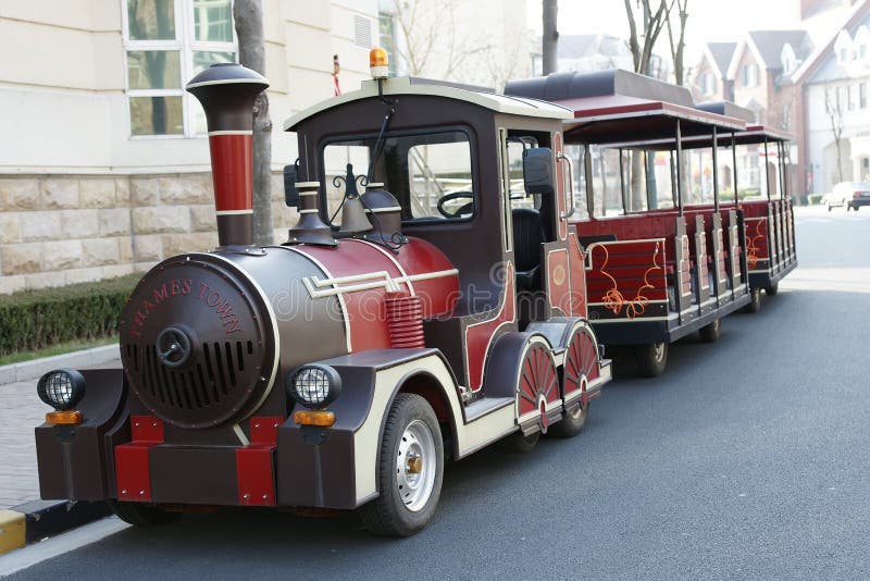 Little red train stock image. Image of engine, little, travel - 593527