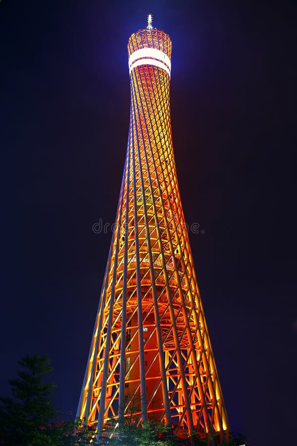 La Tour De Guangzhou En Chine Photo stock - Image du asiatique ...