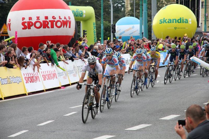 Tour de Pologne 2016 editorial stock image. Image of bicycle - 74661494