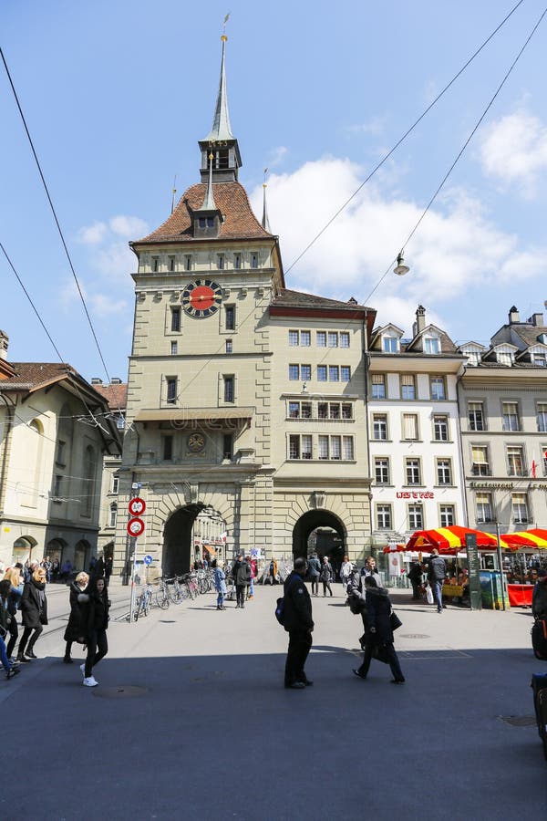 Autrefois Tour De Prison, Kaefigturm, Berne Image stock éditorial ...