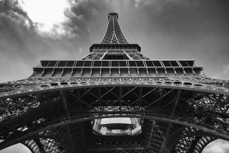Tour Eiffel from bottom stock image. Image of tower, tour - 78464895