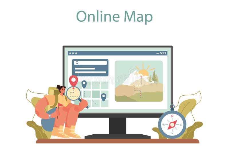 Tour Guide Online Service or Platform. Tourist Route System Development ...