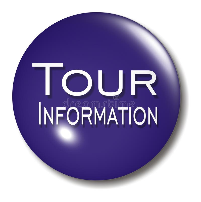 Tour Information Button Orb Sign Stock Illustration - Illustration of ...