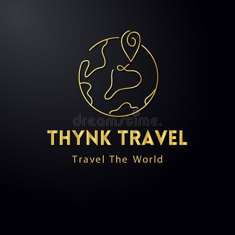 Luxury Elegant Minimalist Tour Travel Business Logo Stock Vector ...