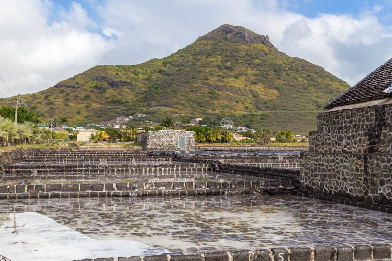 Tourelle Du Tamarin Mauritius with Salt Saline Stock Image - Image of ...
