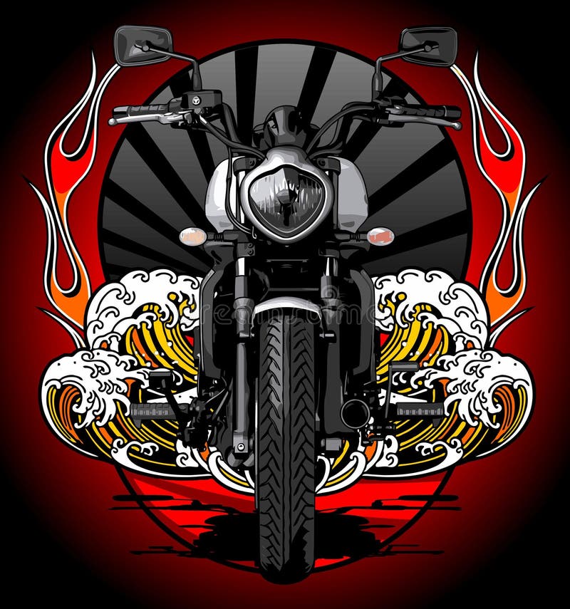 Motorcycle Front View Stock Illustrations – 3,883 Motorcycle Front View ...
