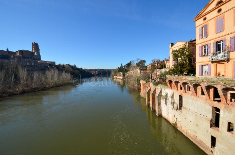 Tourism in Albi stock photo. Image of medieval, cecile - 29298264