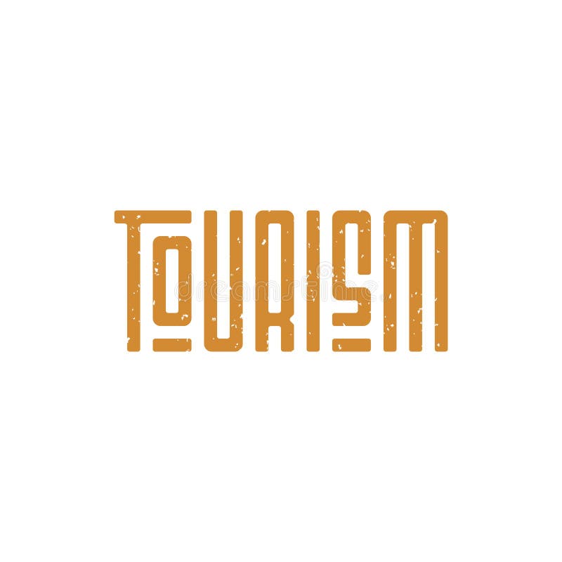 Tourism Lettering Typography. Perfect for T Shirt Design Stock Vector ...