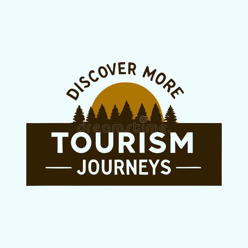 TOURISM LOGO DESIGN stock vector. Illustration of presentation - 308720545