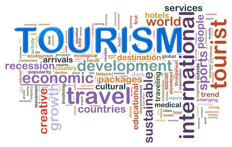 Tourism word tags stock illustration. Illustration of internet - 25667287