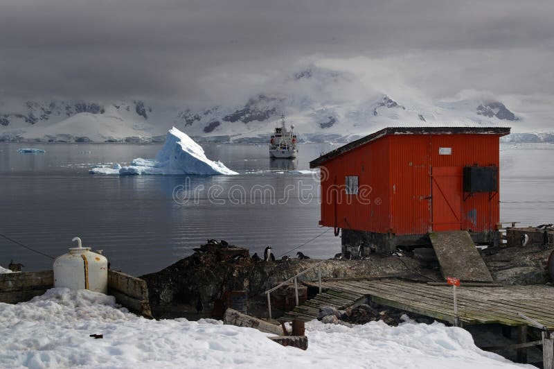 Base De Melchior - Îles Melchior - Antarctique Photographie éditorial ...