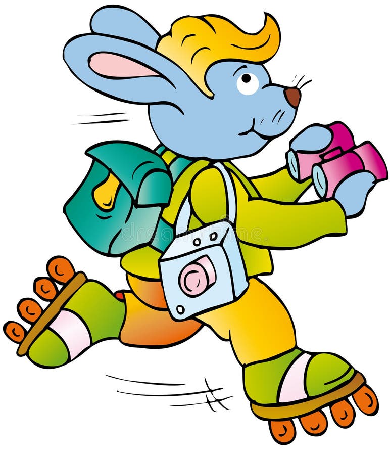 Tourist stock illustration. Illustration of camera, glasses - 12129441